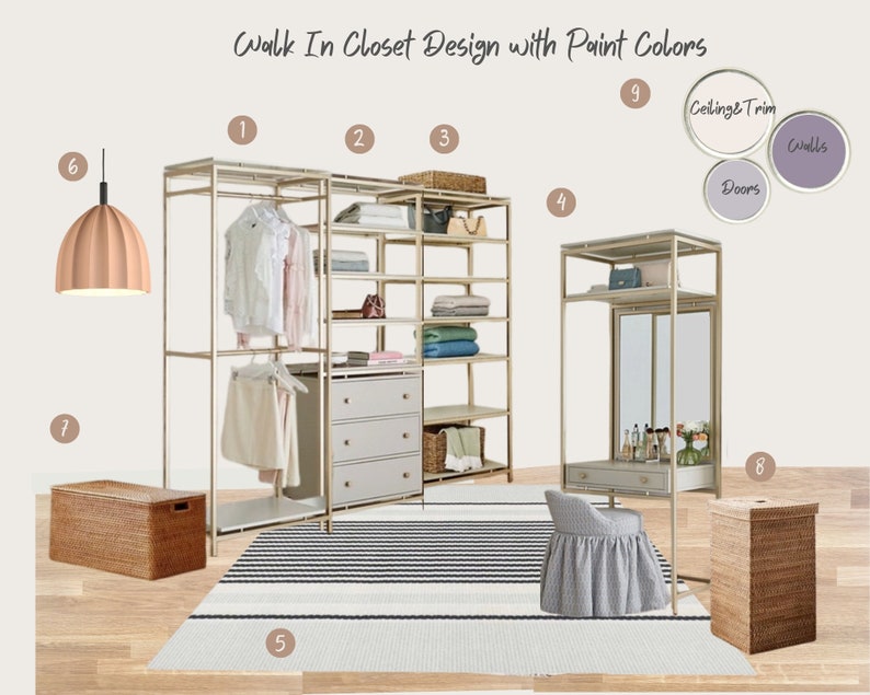 Ready to Buy Walk-in Closet Design | Affordable Interior Design With E ...
