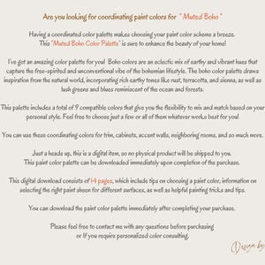 Muted Boho Colors | Earthy Elegance Paint Palette | Boho Home Colors ...