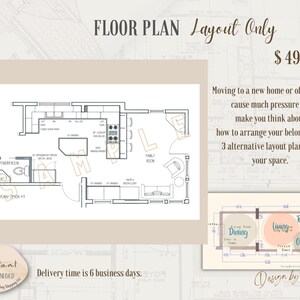 Floor Plan Layout Only, Digital Interior Design and Digital Drawings ...