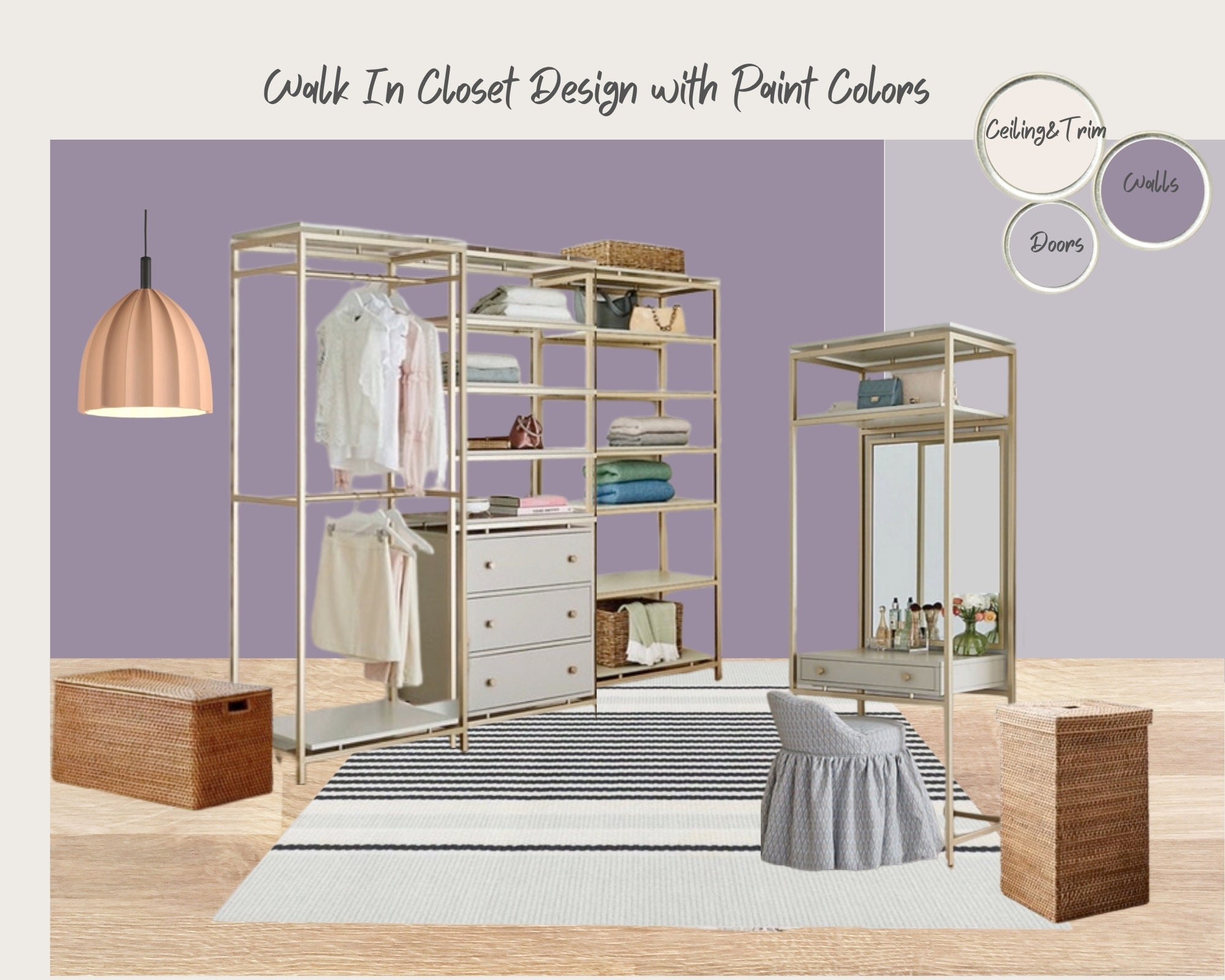 Ready to Buy Walk-in Closet Design | Affordable Interior Design With E ...