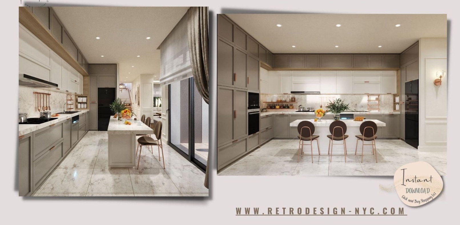 3D Kitchen Custom Kitchen Decor, Modern Kitchen Design, Interior ...