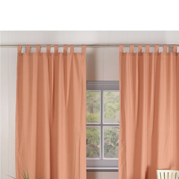 Peach Curtains - Etsy