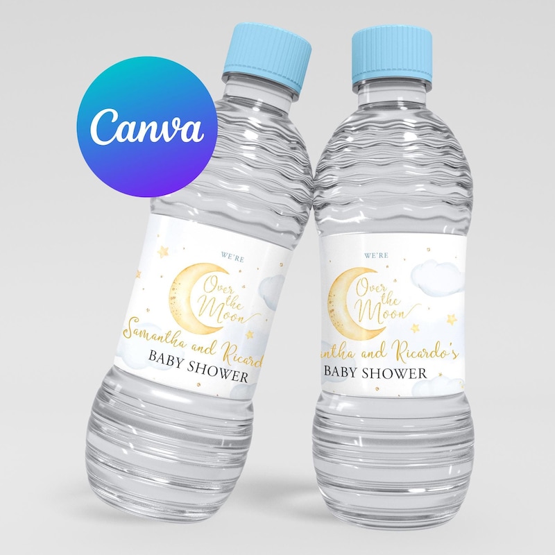 Moon Water Custom Labels - Etsy