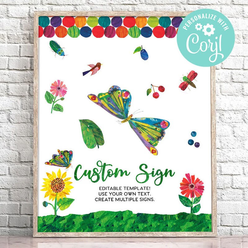The Very Hungry Caterpillar Door Decor - Etsy