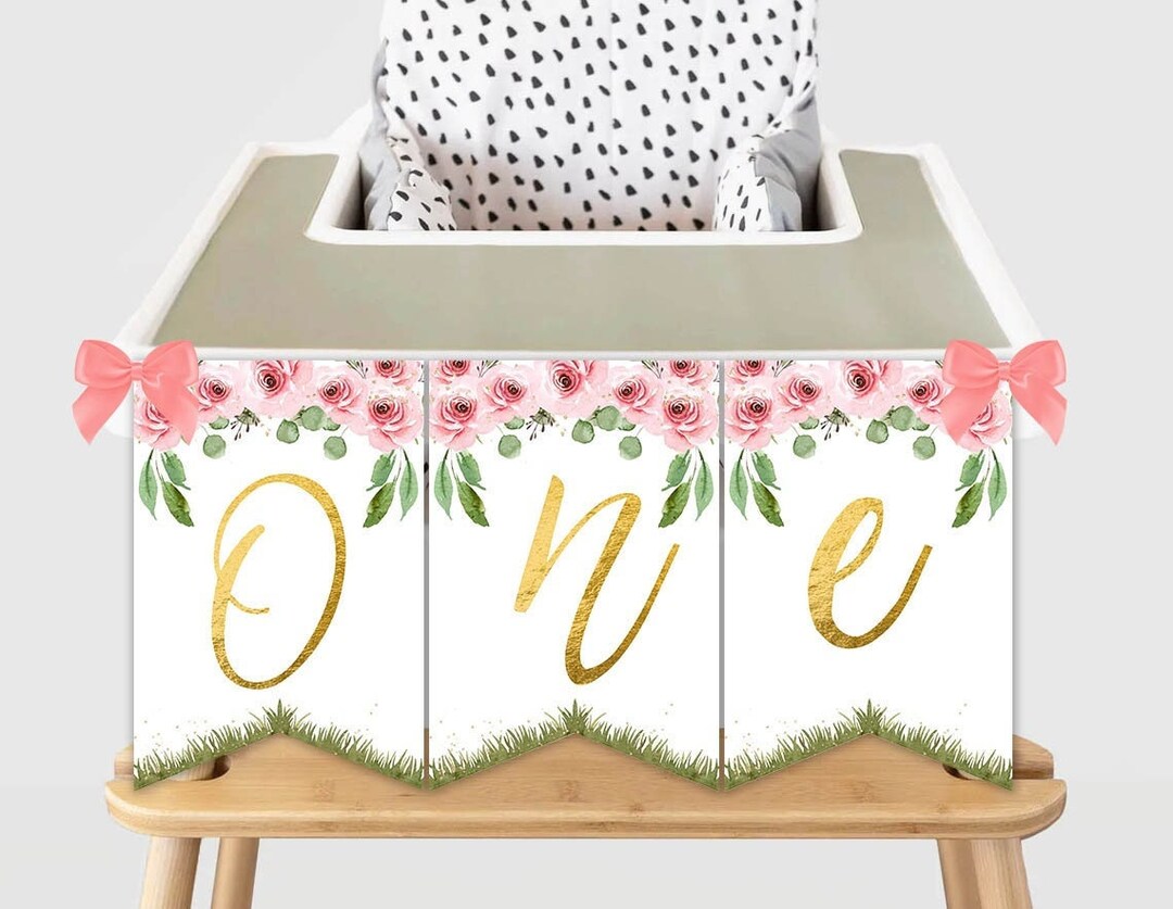 High Chair One Banner