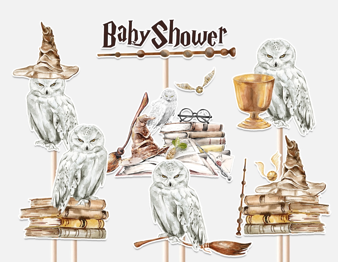 Magic School Centerpieces Wizard Baby Shower Decoration A Magical ...
