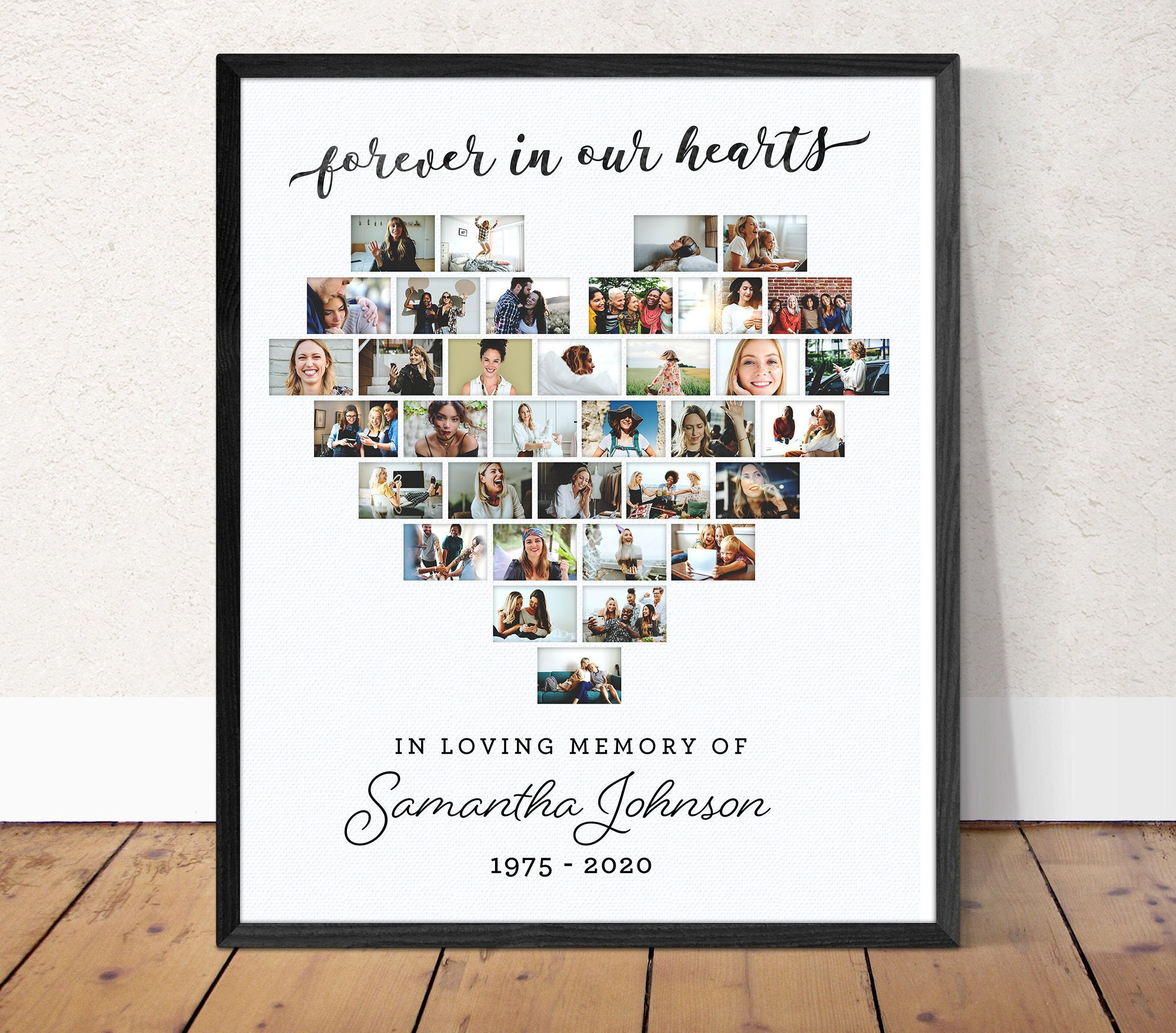 In Loving Memory Sign for Funeral Printable Celebration of | Etsy