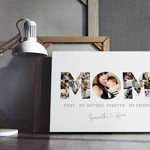Mom Photo Collage Custom Gift Ideas for Mothe's Day Gift Personalized ...