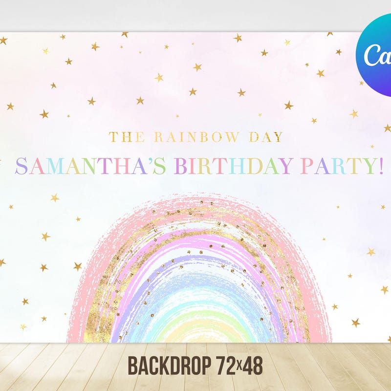 Rainbow Backdrop - Etsy