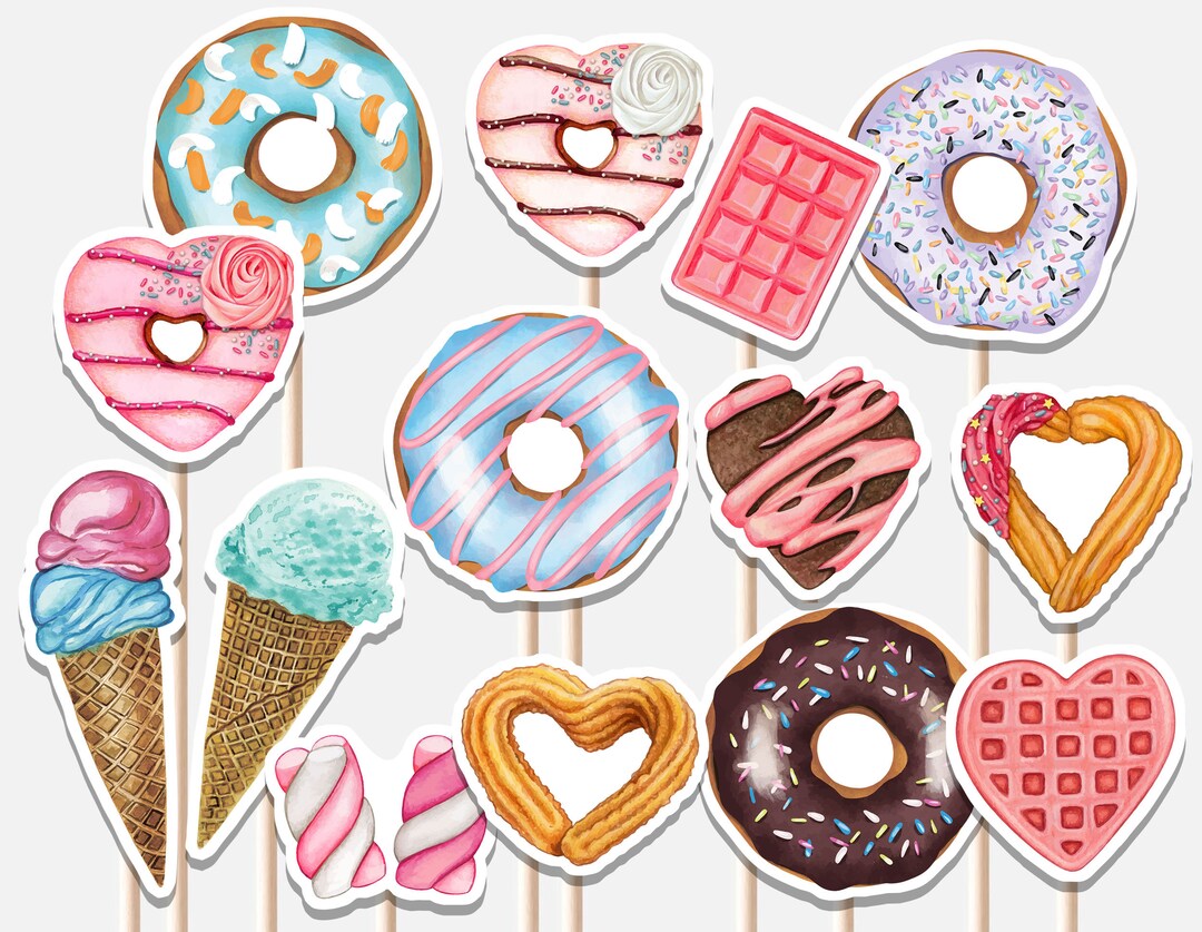 Sweet Centerpieces Birthday Party Decoration Cutouts Pink Candy Land ...