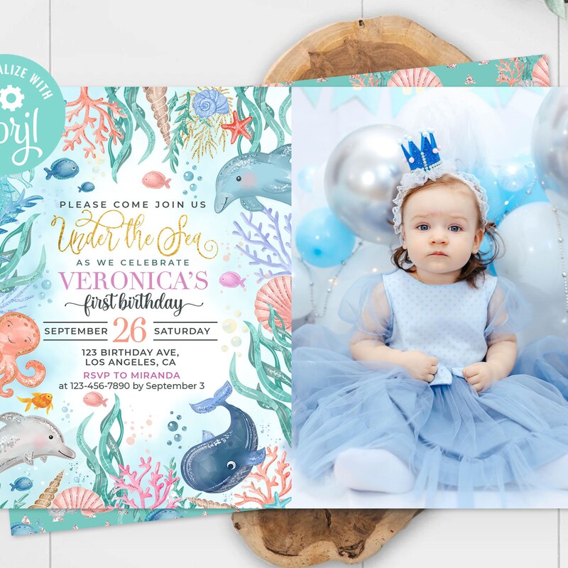 Ocean Invitation - Etsy