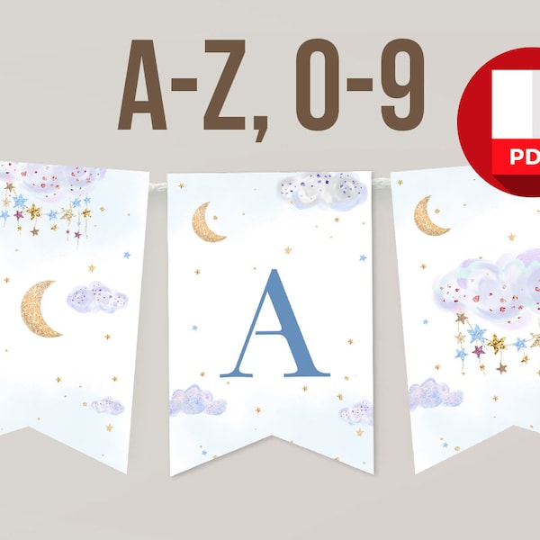 Blue Moon Banner - Etsy