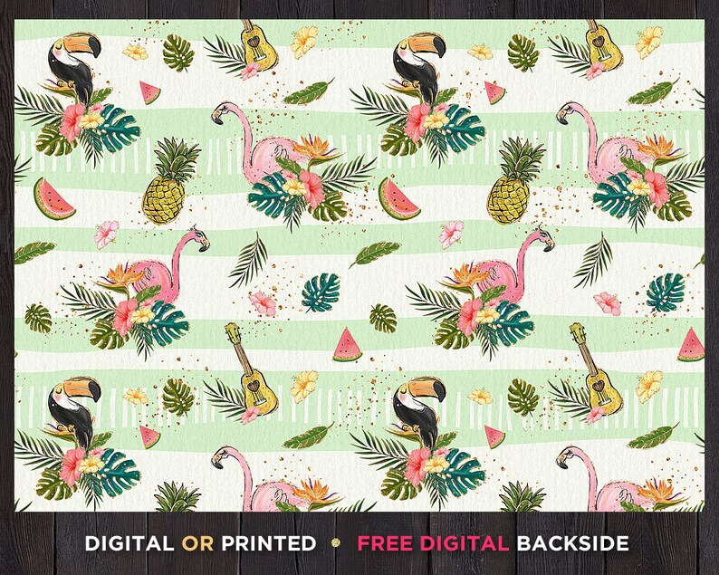 Pineapple Birthday Invitation Photo Picture Tropical Summer - Etsy