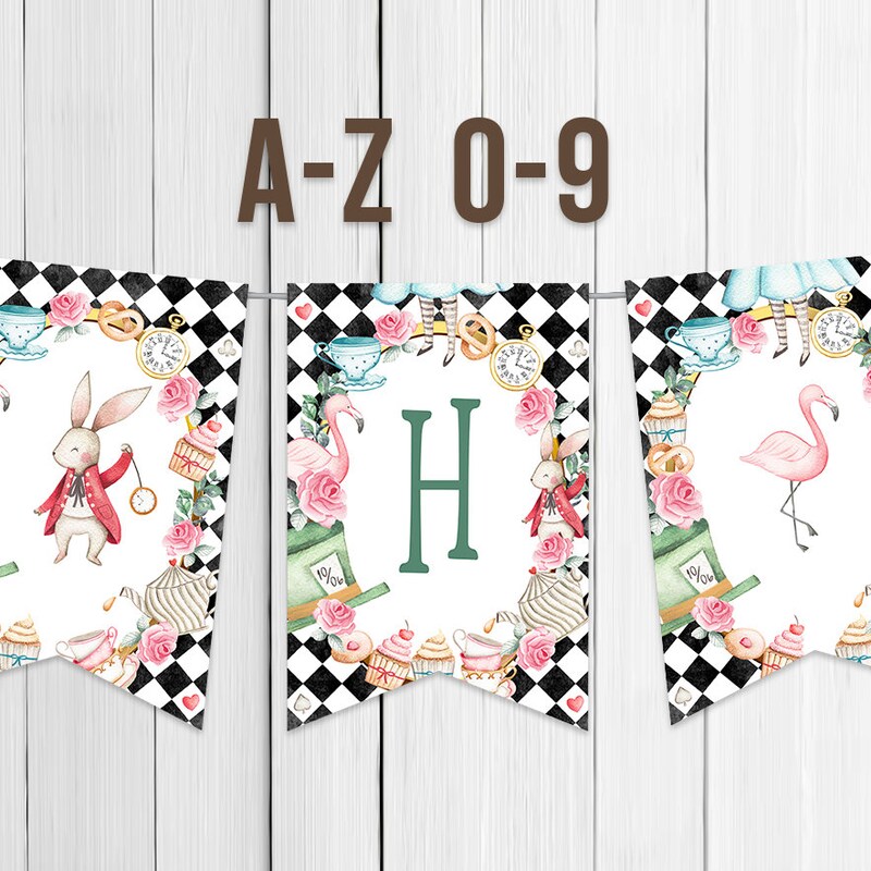 Wonderland Numbers - Etsy
