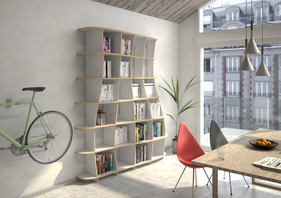 Bookshelf CNC File - Etsy