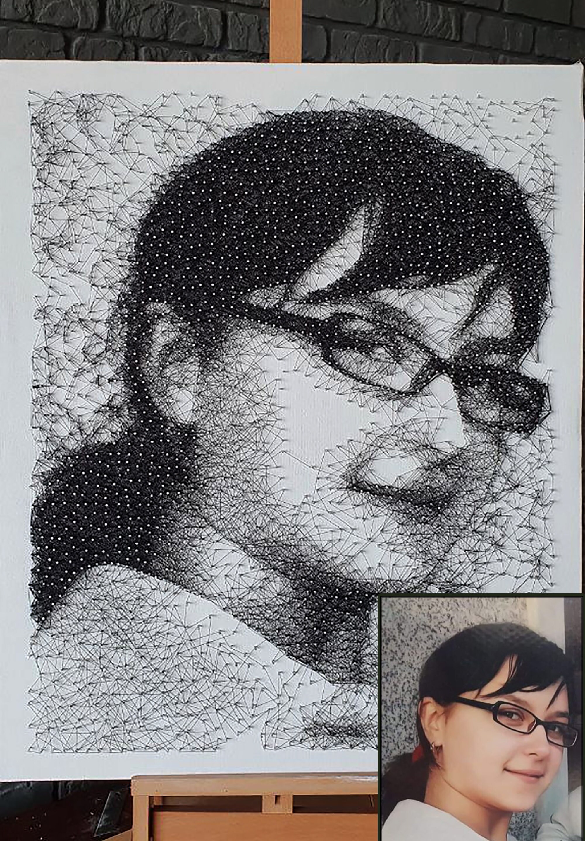 Personalized String Art Portrait, Made to Order, Family Couple Gift - Etsy