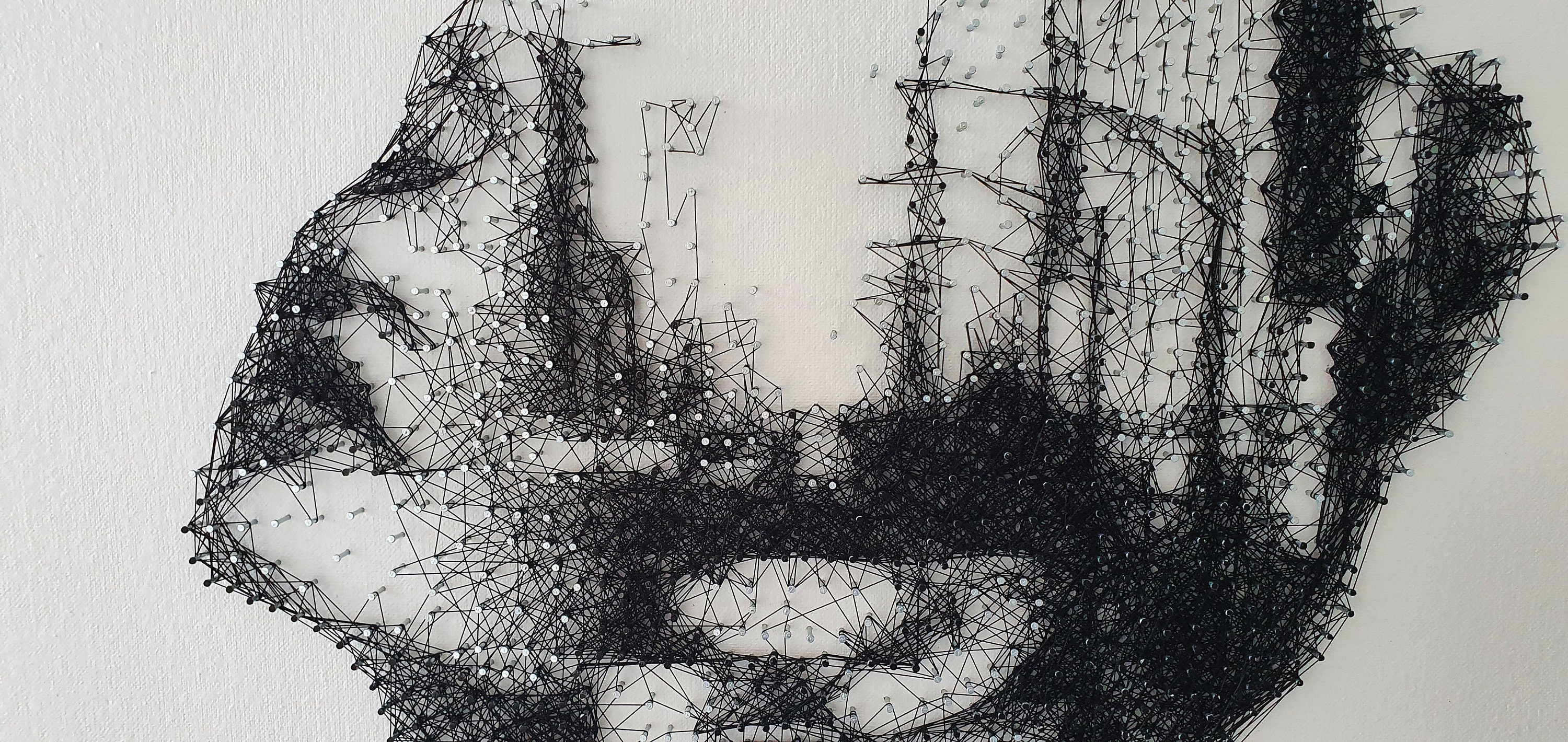 Abstract Woman String Art Lady Gift Holiday Room Decor - Etsy