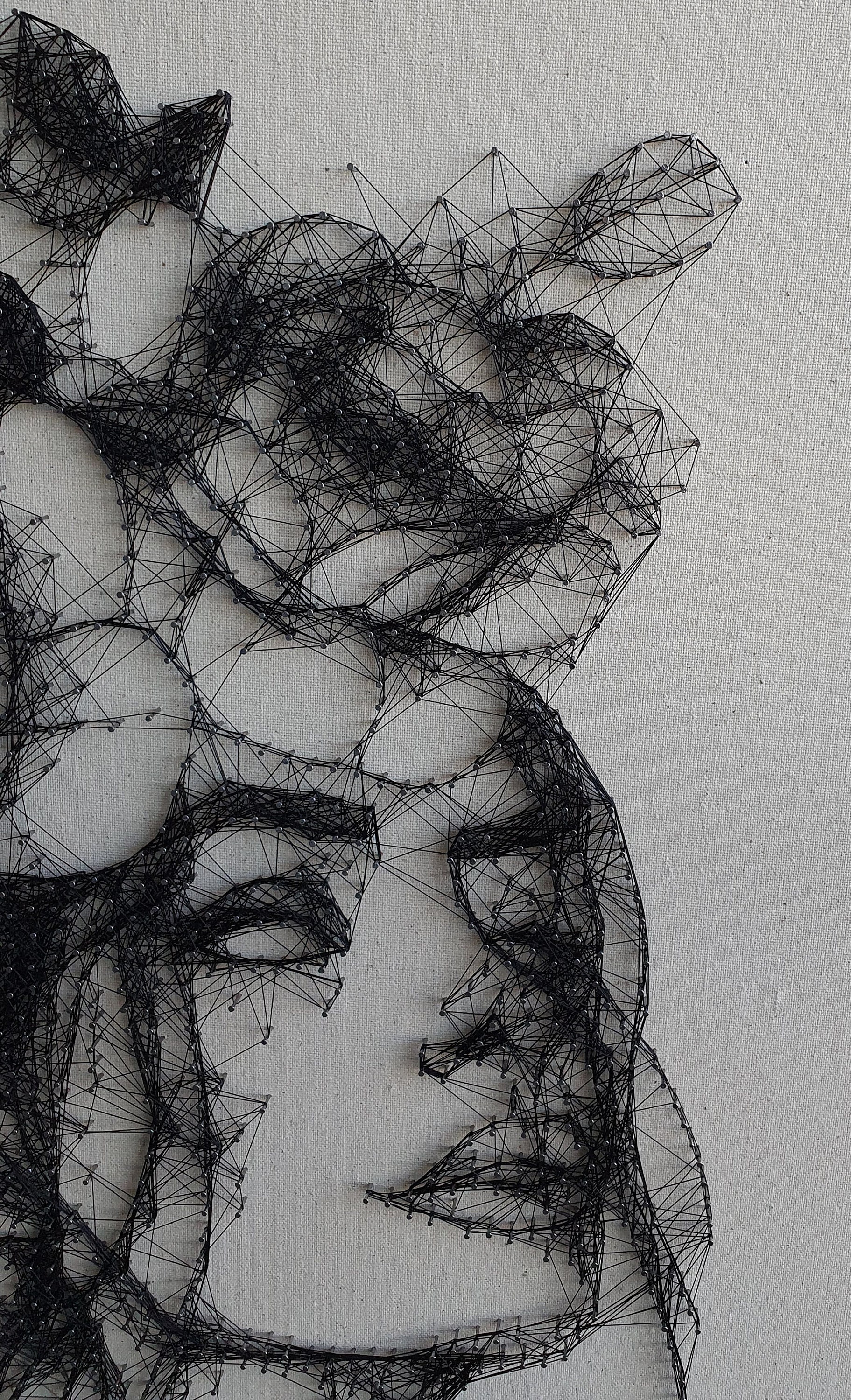 String Art Lady, Gorgeous Lady, Flower Girl, Grandma Gift, Mother ...