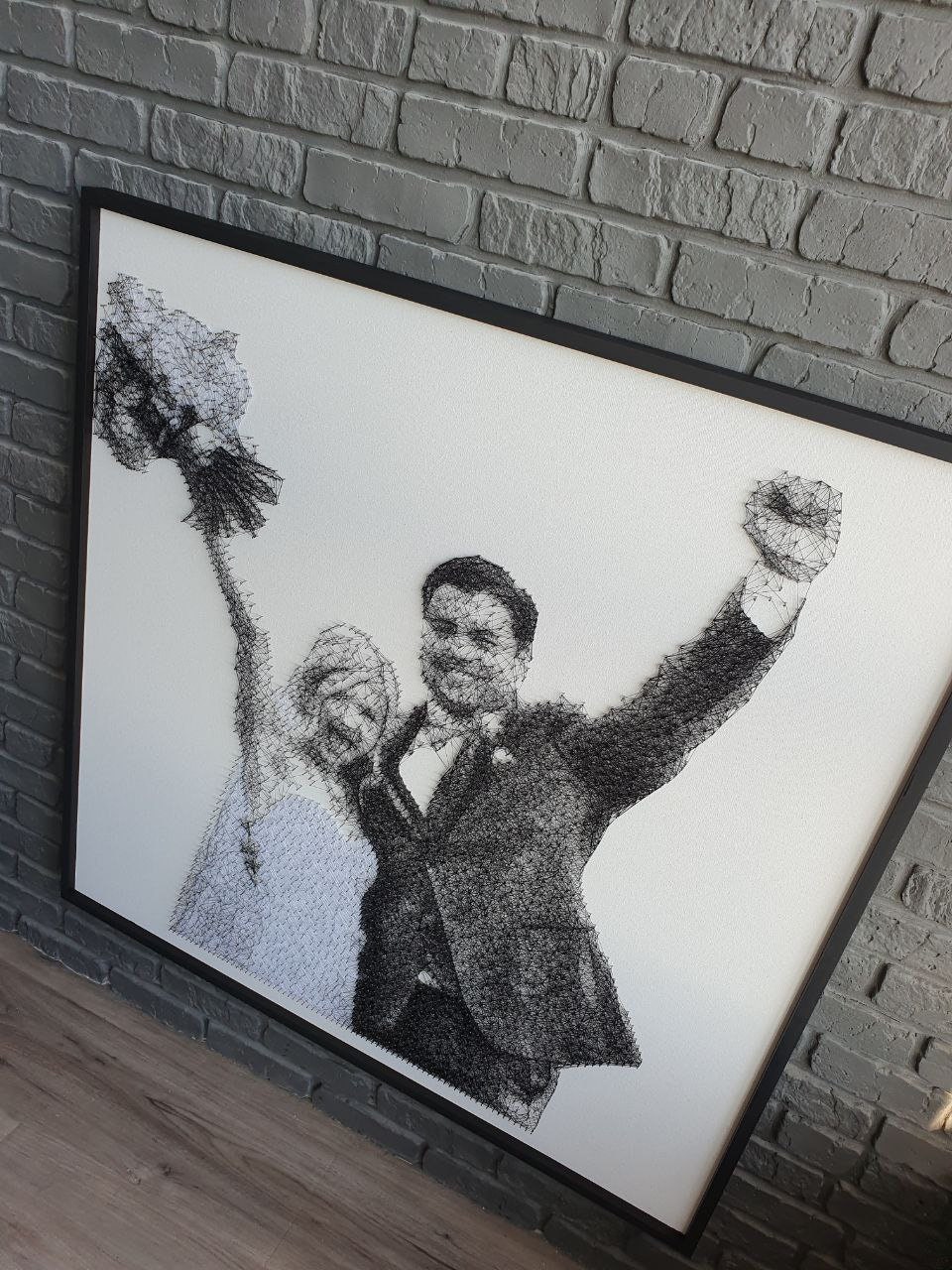 Personalized String Art Portrait, Made to Order, Family Couple Gift - Etsy