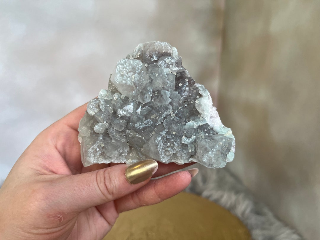 Gorgeous, Red and Green Apophyllite With UV Reactive Calcite balls ...