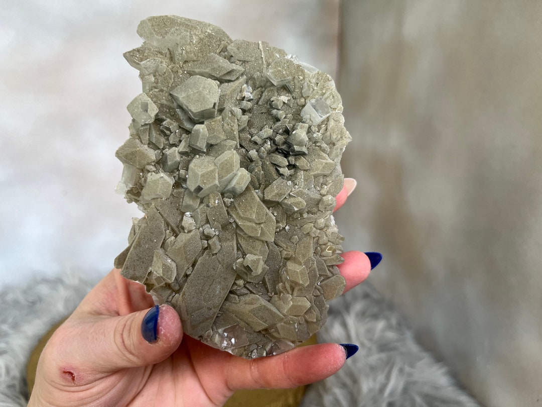 Beautiful, Double Sided Calcite, MM Quartz on Blue Chalcedony, Mixed ...