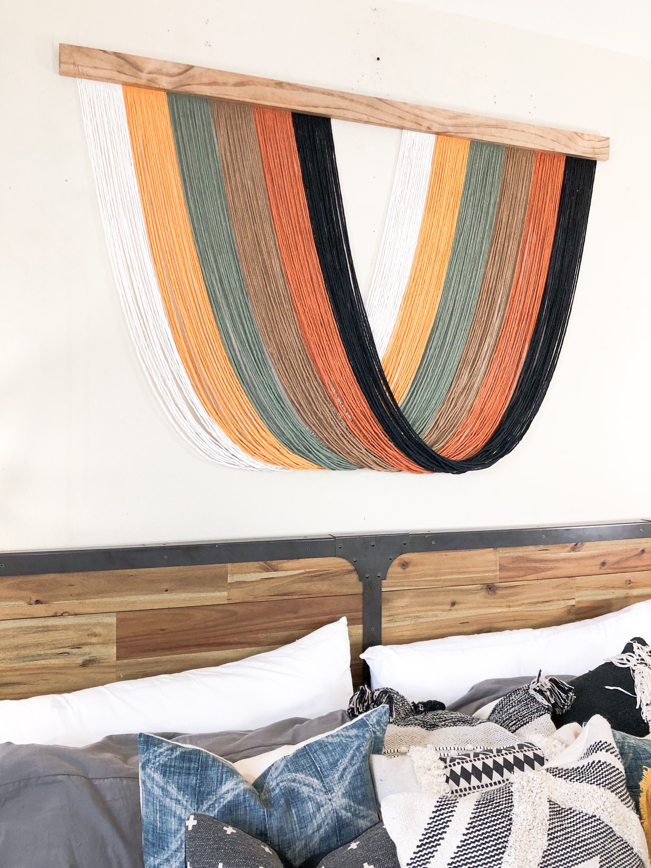 Mid Century Modern Macrame Wall Hanging Southwestern Decor | Etsy