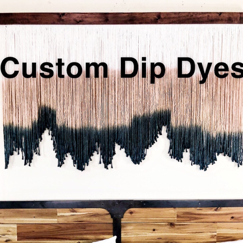 Dip Dye Macrame - Etsy