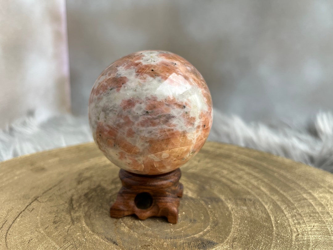 Gorgeous, 65mm Orange Calcite With Epidote and Tourmaline Inclusions ...