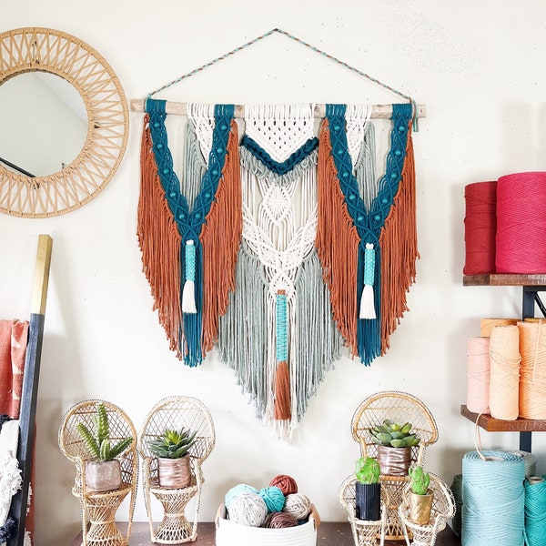 Retro Macrame - Etsy