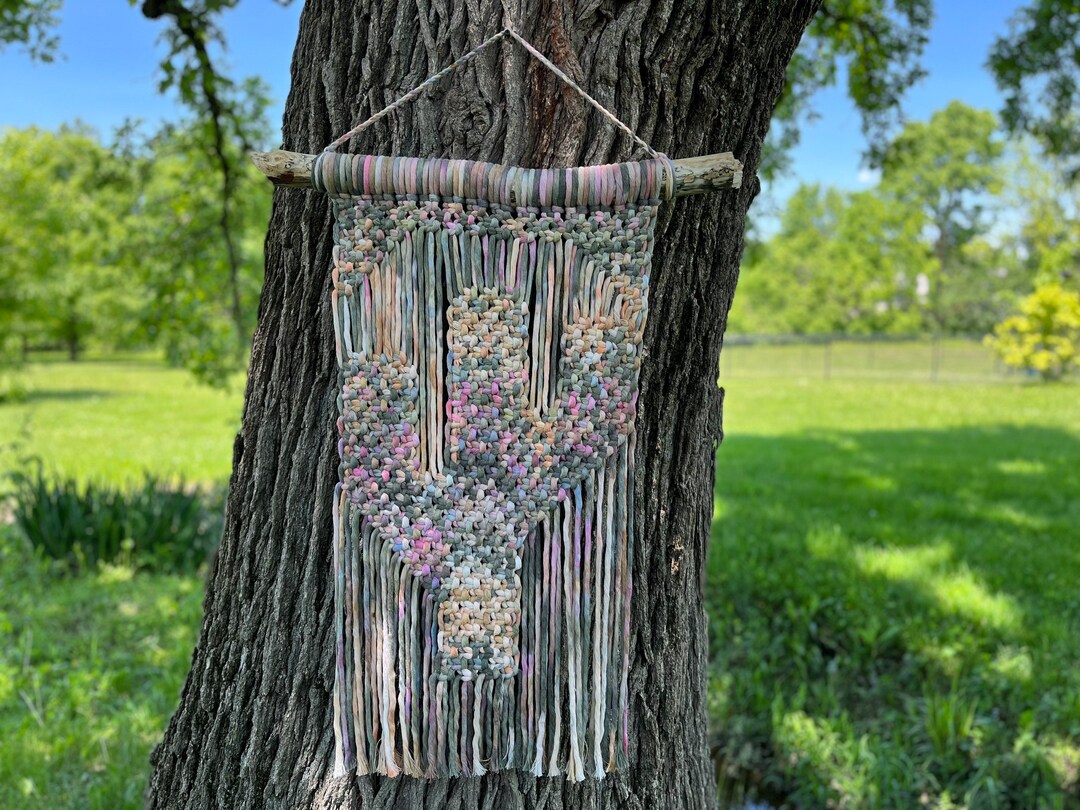 Rhea, Cactus, Nature Inspired Macrame Wall Hanging, Boho Wall Decor ...