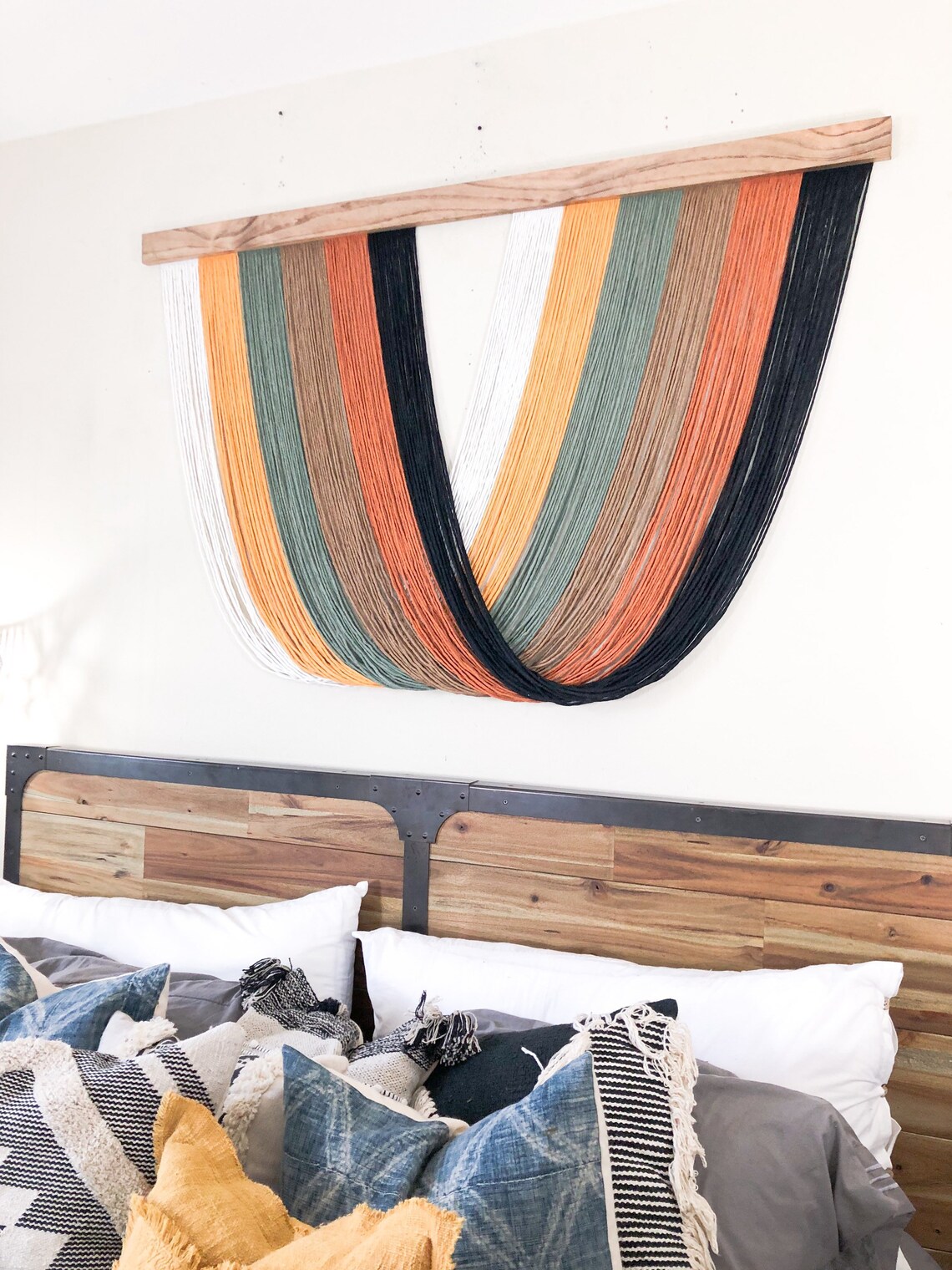 Mid Century Modern Macrame Wall Hanging Southwestern Decor - Etsy