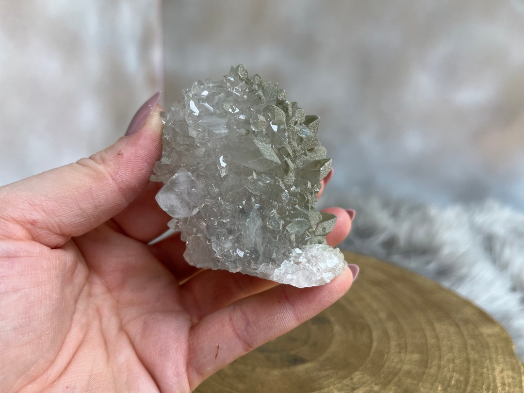 Beautiful, Calcite, MM Quartz and Diamond Apophyllite, Mixed Mineral ...