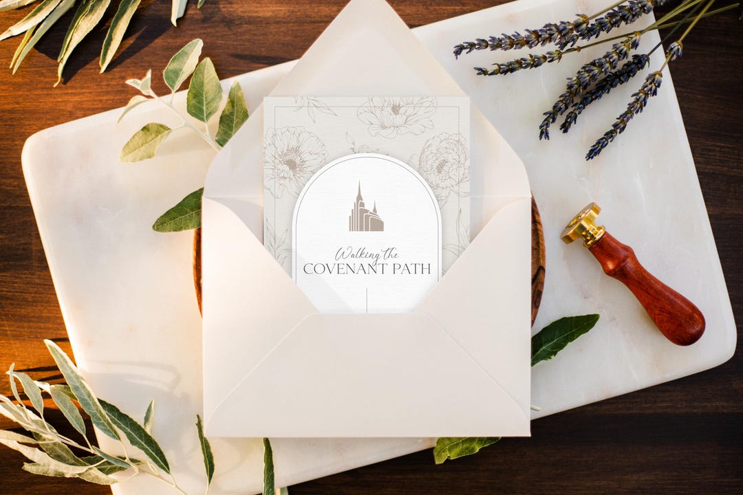 Temple Covenants |the Covenant Path | Temple Gift | Missionary Gift ...