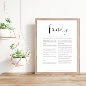 The Family: A Proclamation to the World DIGITAL DOWNLOAD - Etsy
