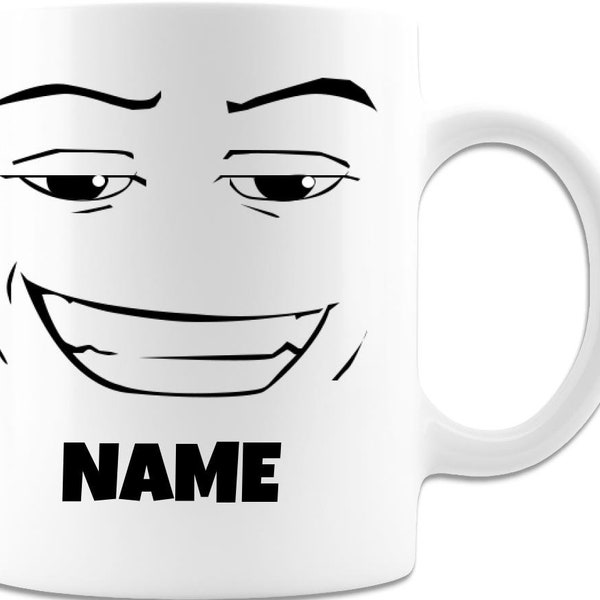 Roblox Man Face Mug - Etsy