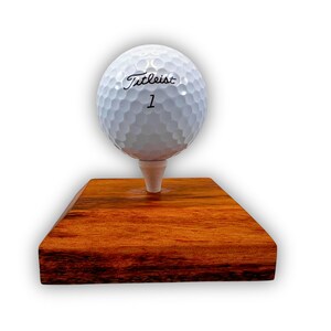 Golf Ball Display Stand - Tigerwood (gift for Golfer, Ball Display ...