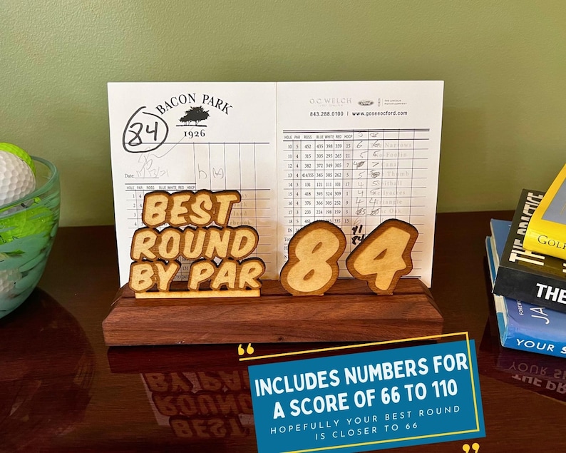 Golf Scorecard and Score Display – Display Scores From 66 to 110 - Etsy