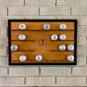 Customizable Golf Ball Display Frame: Custom Wall-mounted Art Gift for ...