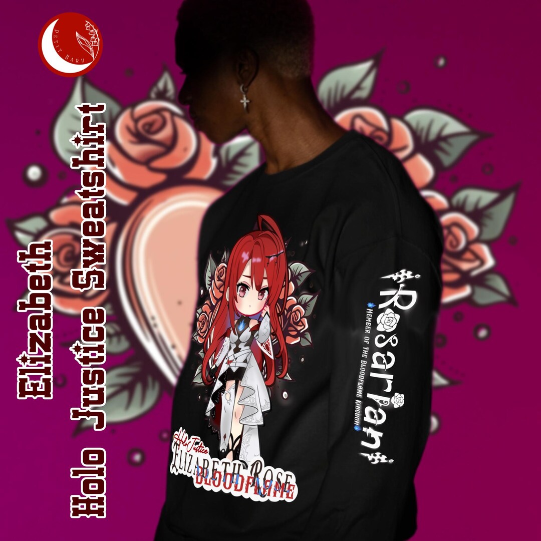 Elizabeth Rose Bloodflame Holo Justice Hololive Fan Name Unisex ...