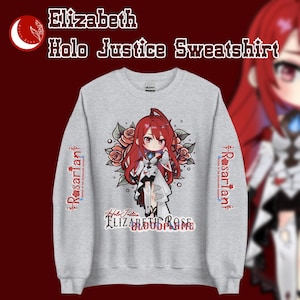 Elizabeth Rose Bloodflame Holo Justice Hololive Fan Name Unisex ...