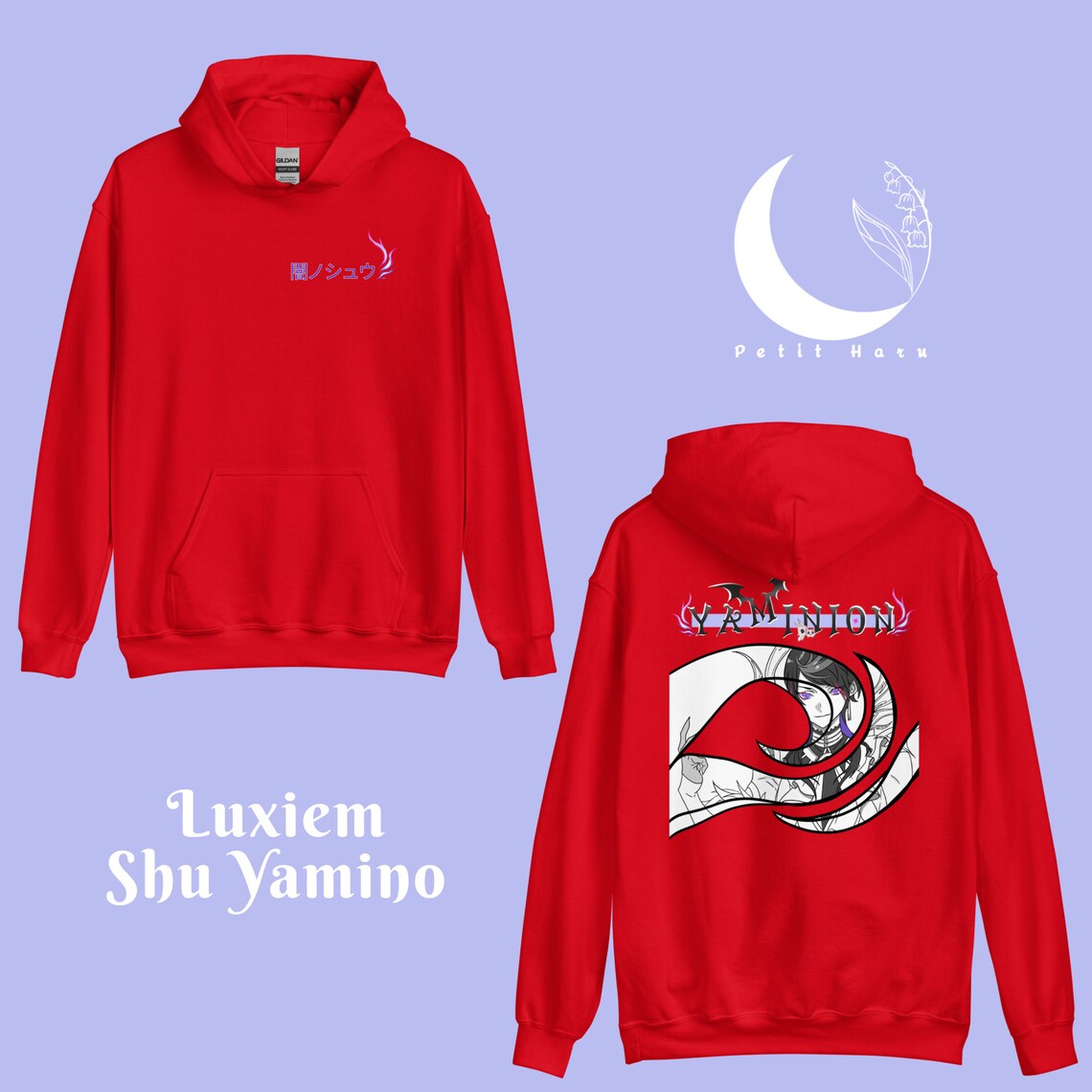 Shu Yamino Merch Nijisanji Luxiem Yaminion Unisex Hoodie - Etsy