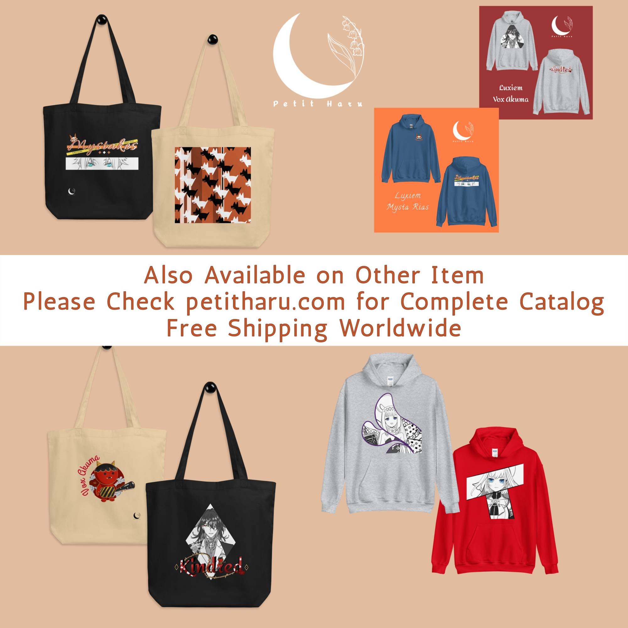 Shu Yamino Merch Nijisanji Luxiem Yaminion Eco Tote Bag - Etsy