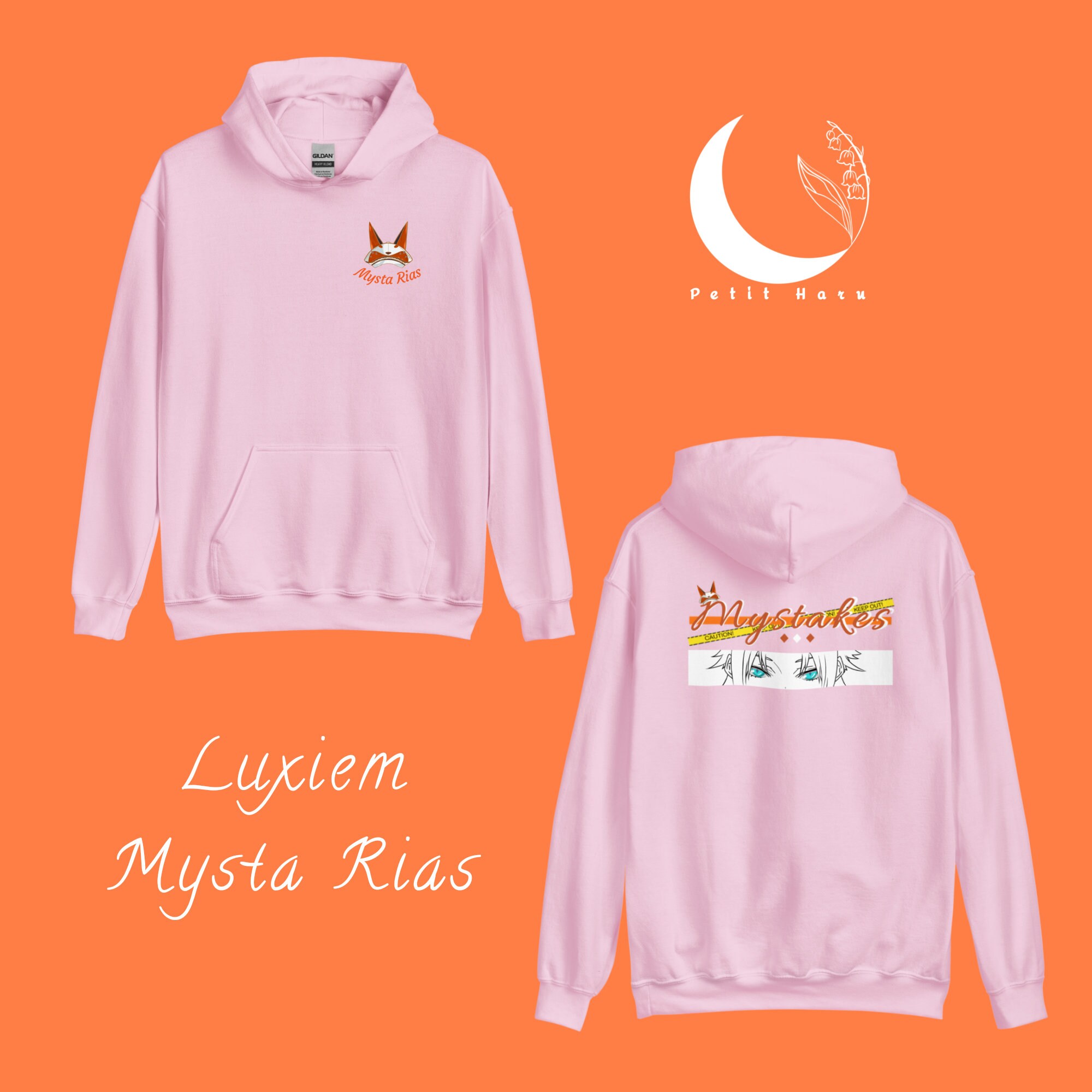 Mysta Rias Merch Nijisanji Luxiem Mystakes Manga Style Unisex - Etsy