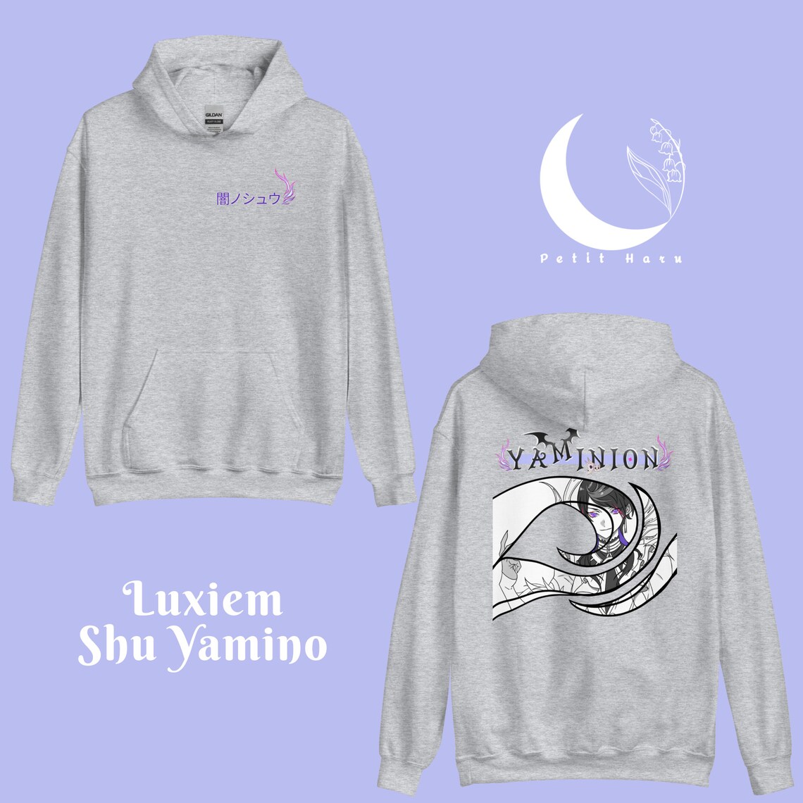 Shu Yamino Merch Nijisanji Luxiem Yaminion Unisex Hoodie - Etsy