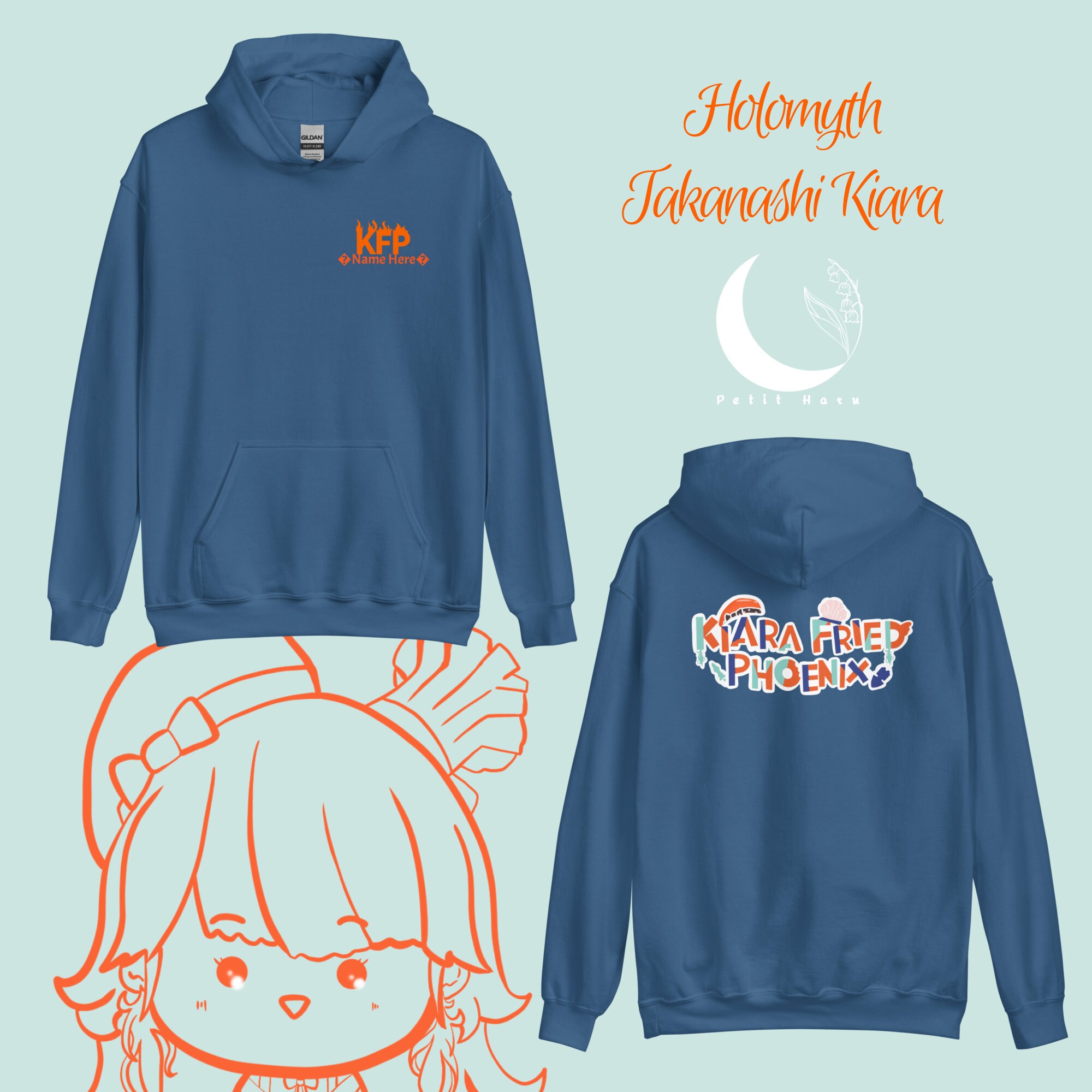 Hololive Takanashi Kiara Holomyth KFP Unisex Hoodie - Etsy