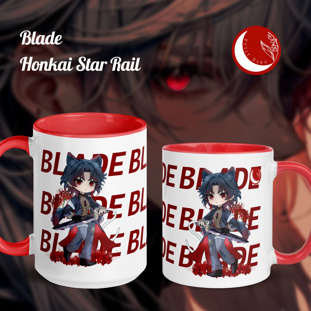 Blade Honkai Star Rail Mug With Red Color Inside, 11oz & 15oz - Etsy