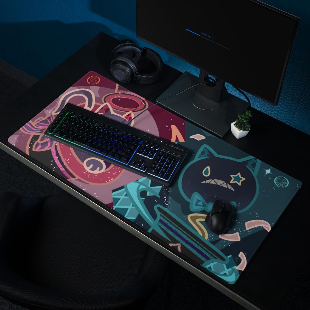 Lyney and Lynette Genshin Impact Large Gaming Mouse Pad - Etsy