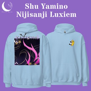 Shu Yamino Nijisanji Luxiem Yaminion - Vtuber Purple Hoodie - Etsy