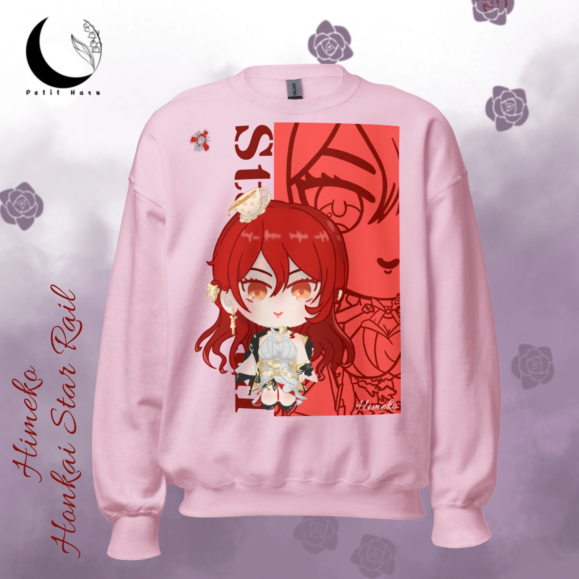 Himeko Honkai Star Rail Fan Made Merch Unisex Sweatshirt Long - Etsy