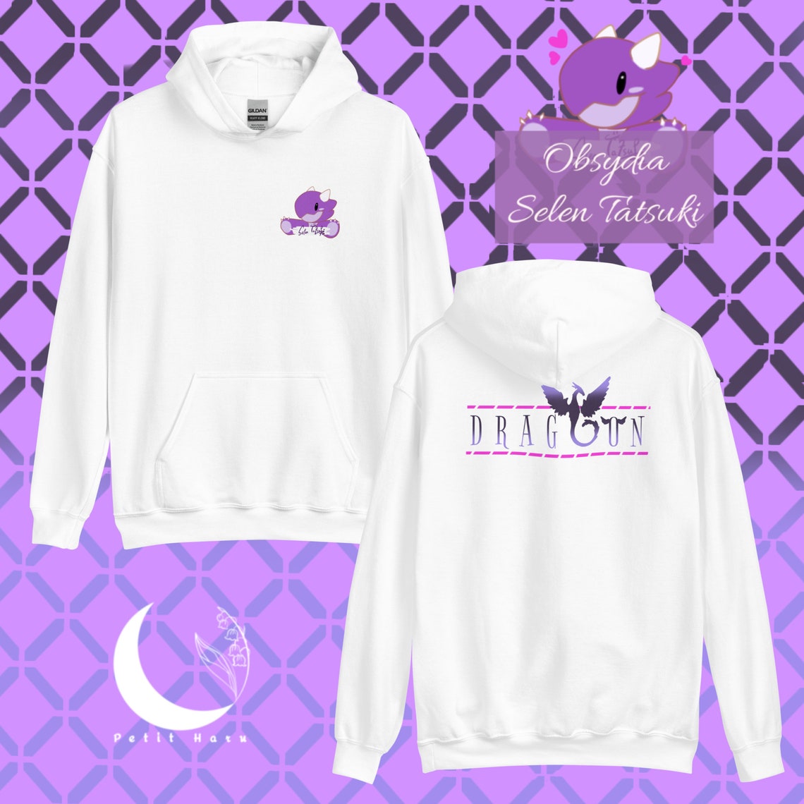 Selen Tatsuki Nijisanji EN Obsydia Unisex Hoodie Vtuber - Etsy